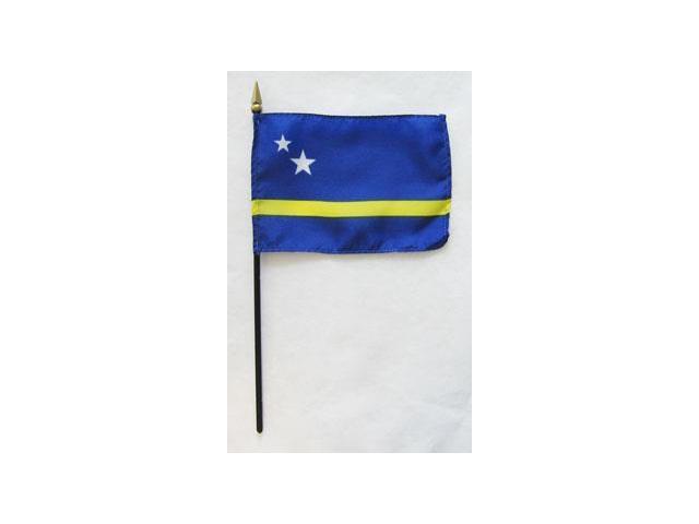 Curacao Stick Flag – Kengla Flag Company